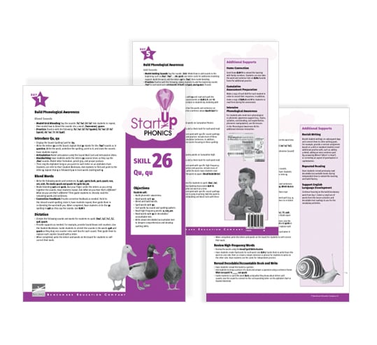 Start Up | Build Up | Spiral Up Phonics - View Virtual Samples