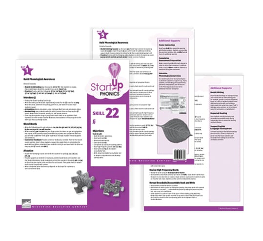 Start Up | Build Up | Spiral Up Phonics - View Virtual Samples