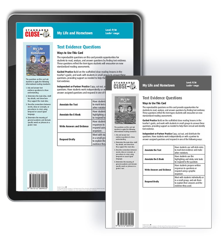 Standards Close-Up - View Virtual Samples