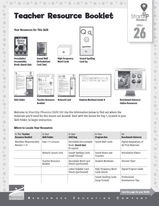 Start Up | Build Up | Spiral Up Phonics - View Virtual Samples